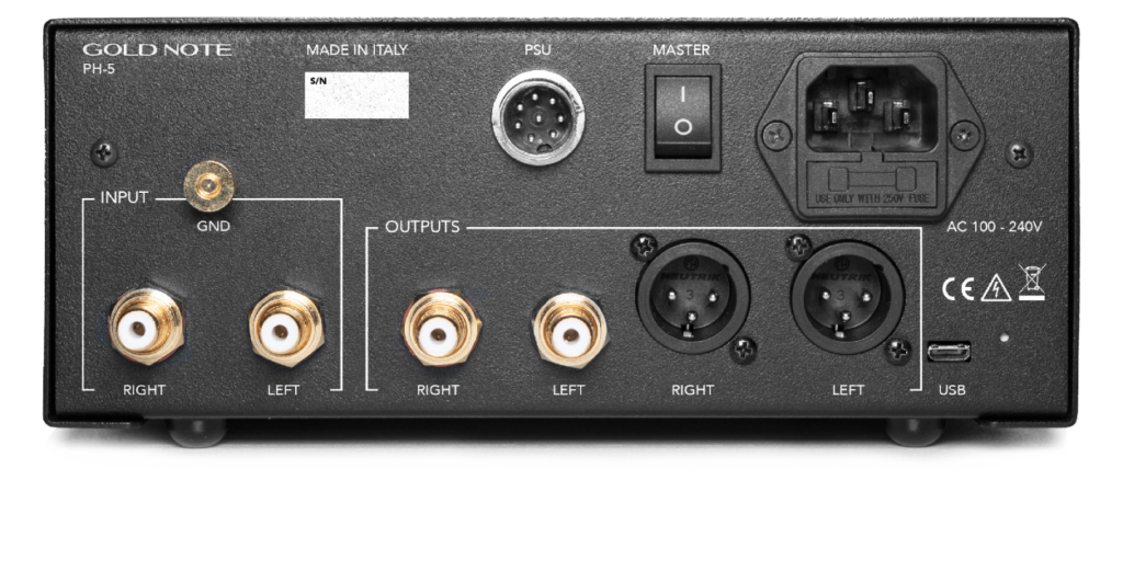 Gold Note Ph5 - Hifi Vaudaine - Préampli Phono